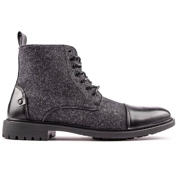 Mens Deakins Nesson Boots In Black Grey | Soletrader
