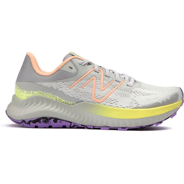 Womens New Balance Dyna Soft Nitrel V5 Trainers In Grey/Orange/Yellow ...
