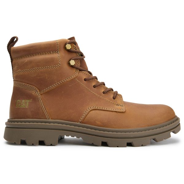 Mens Caterpillar Practitioner Mid Boots In Tan | Soletrader