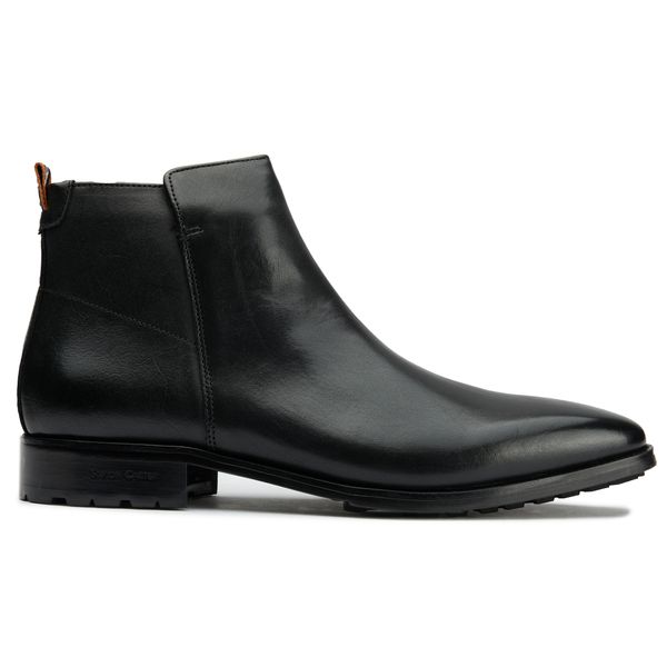 Mens Simon Carter Primrose 3 Inside Zip Boots In Black | Soletrader
