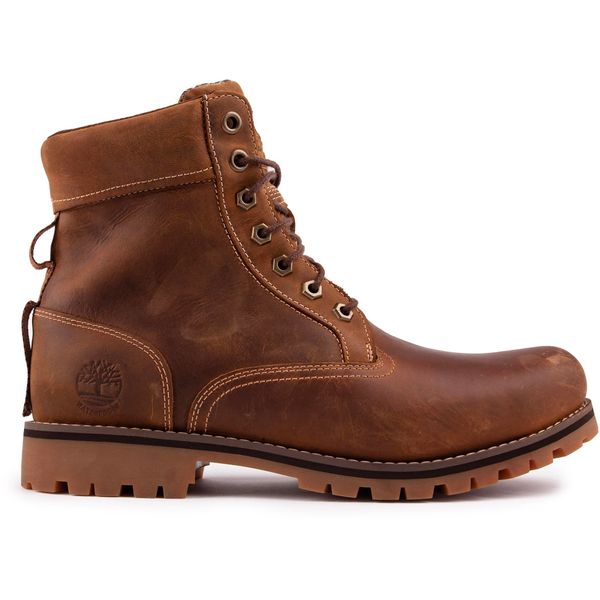 Mens Timberland Rugged Waterproof Boots In Brown | Soletrader