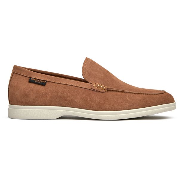 Mens Simon Carter Tanius Slip On Shoes In Clay | Soletrader