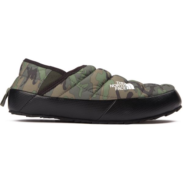 Mens The North Face Thermoball Traction Mule Slippers In Camo | SOLE