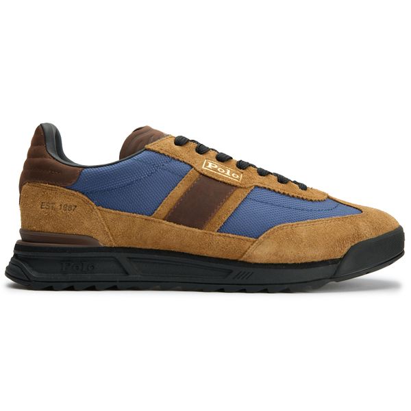 Mens Polo Ralph Lauren Varick Sneakers In Tan | Soletrader