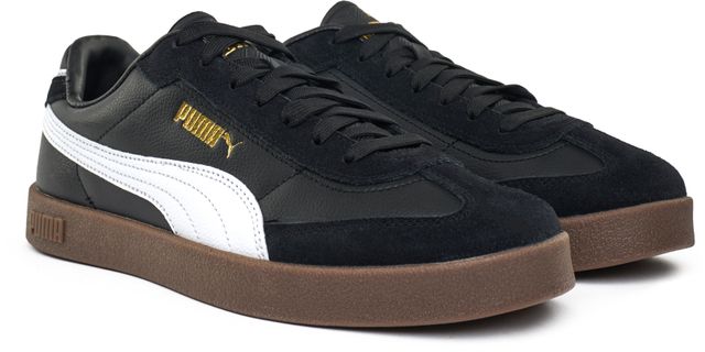 Mens Puma Club II Era Trainers In Black | Soletrader