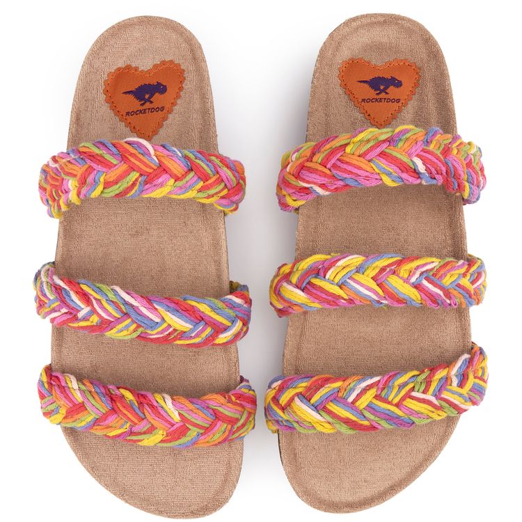 Womens Rocket Dog Ashley Sandals In Rainbow | Soletrader