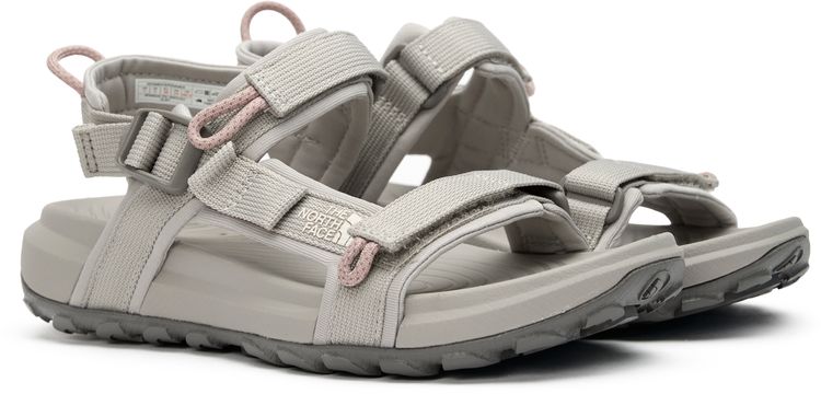Womens The North Face Explore Camp Sandals In Grey | Soletrader