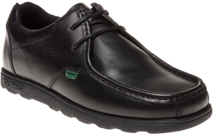 Mens Kickers Fragma Lace Shoes In Black | Soletrader