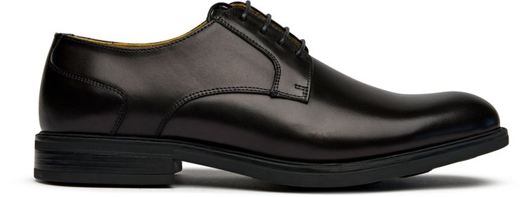 Mens Steptronic Glen Shoes In Black | Soletrader
