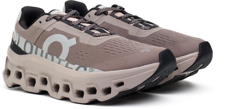 Womens On Cloud Monster Sneakers In Cinder/Fog | Soletrader