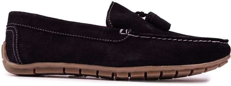 Mens Silver Street Monza Shoes In Navy | Soletrader