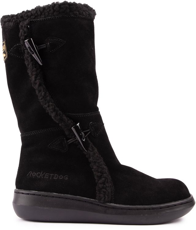 Womens Rocket Dog Slope Boots In Black | Soletrader Womens Rocket Dog Slope Boots In Black | Soletrader