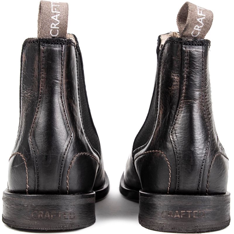 Sole Crafted Mens Awl Chelsea Chelsea Boots Black | eBay
