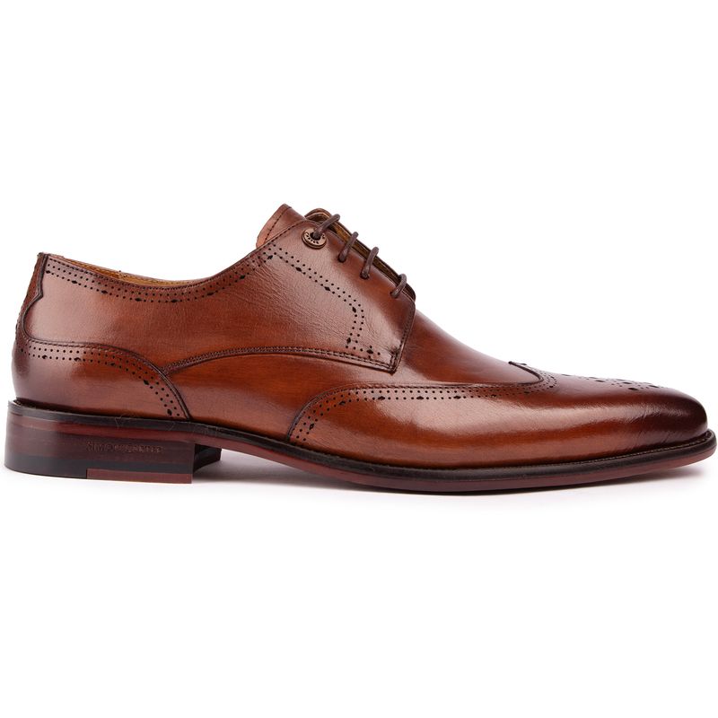 Simon Carter Herren Burrow Brogue Brogue-Schuhe Braun | eBay