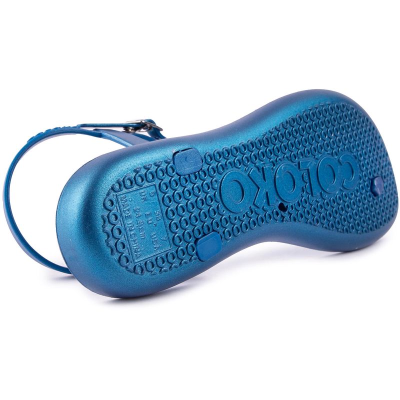 Coloko Damen Salvia Slides Sandalen Blau | eBay.de