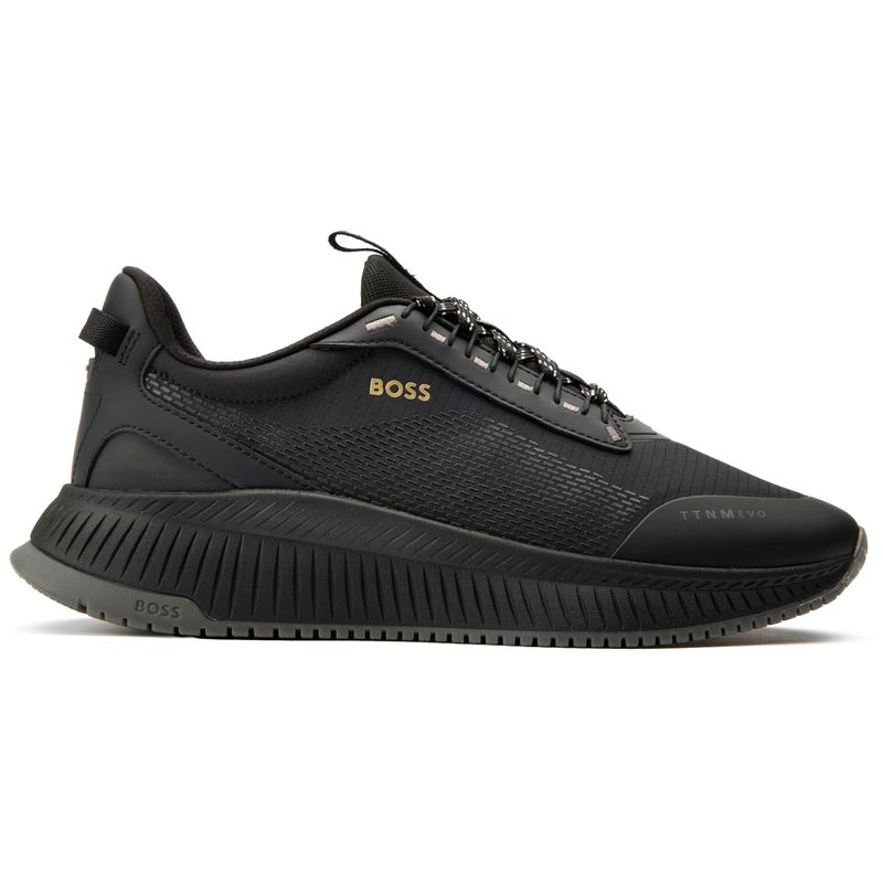 Boss Mens Ttnm Evo Casual Sneakers Black | eBay
