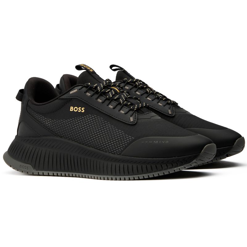 Boss Mens Ttnm Evo Casual Sneakers Black | eBay