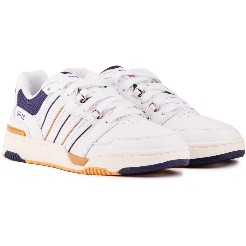 K-Swiss Mens Si-18 Rival Court Trainers White | eBay UK