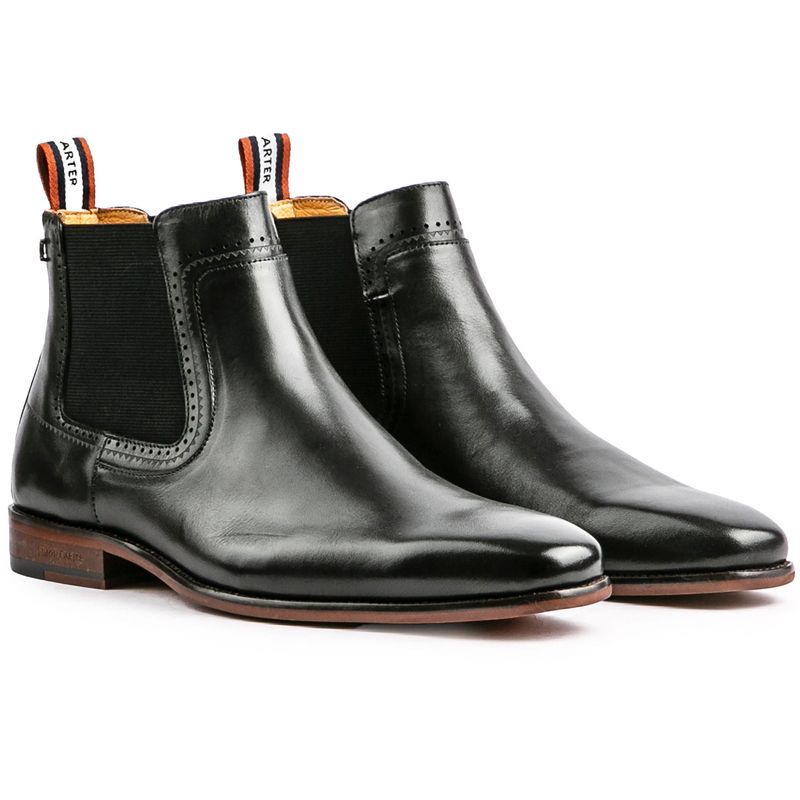 SIMON CARTER MENS Terrier Chelsea Chelsea Boots Black £72.00 - PicClick UK