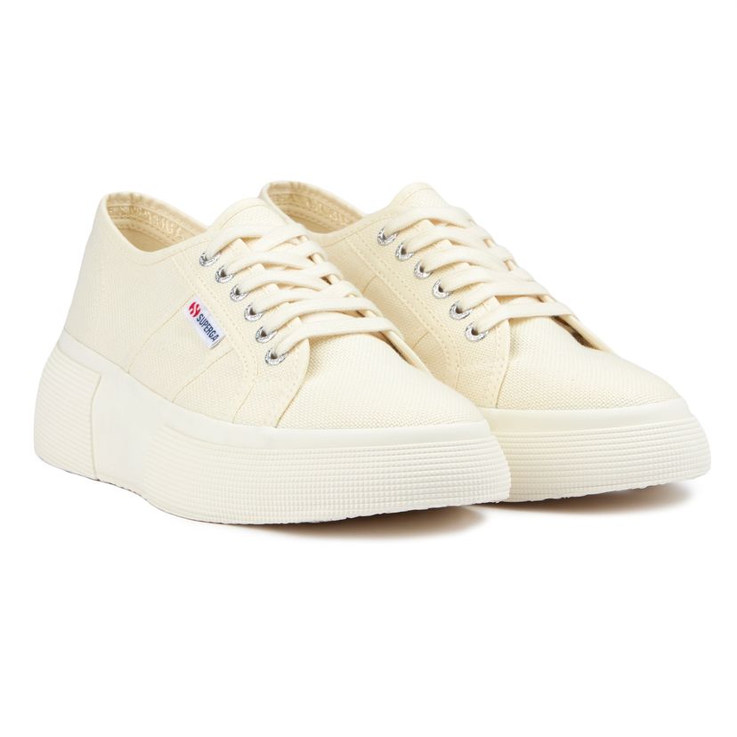Womens Superga 2287 Bubble Sneakers In Beige Natural | Soletrader