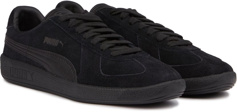Mens Puma Army Trainers In Black | Soletrader