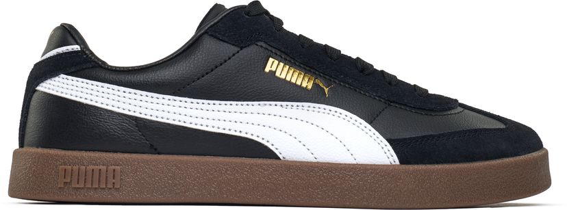 Mens Puma Club II Era Trainers In Black | Soletrader