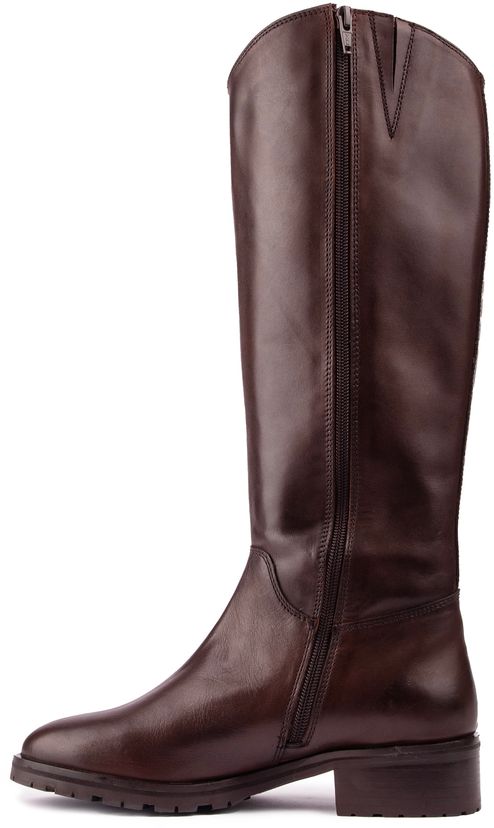 Womens Sole Gabby Knee High Boots In Brown | Soletrader