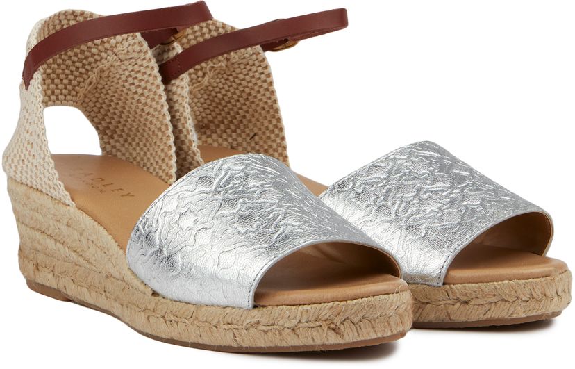 Womens Radley Glasshouse Walk Sandals In Silver | Soletrader