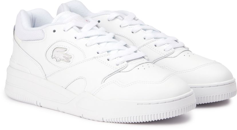 Mens Lacoste Lineshot Trainers In White | Soletrader