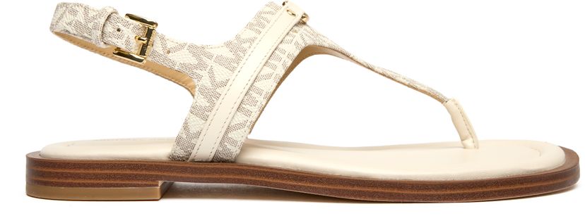 Womens Michael Kors Mandy Thong Sandals In Cream | Soletrader