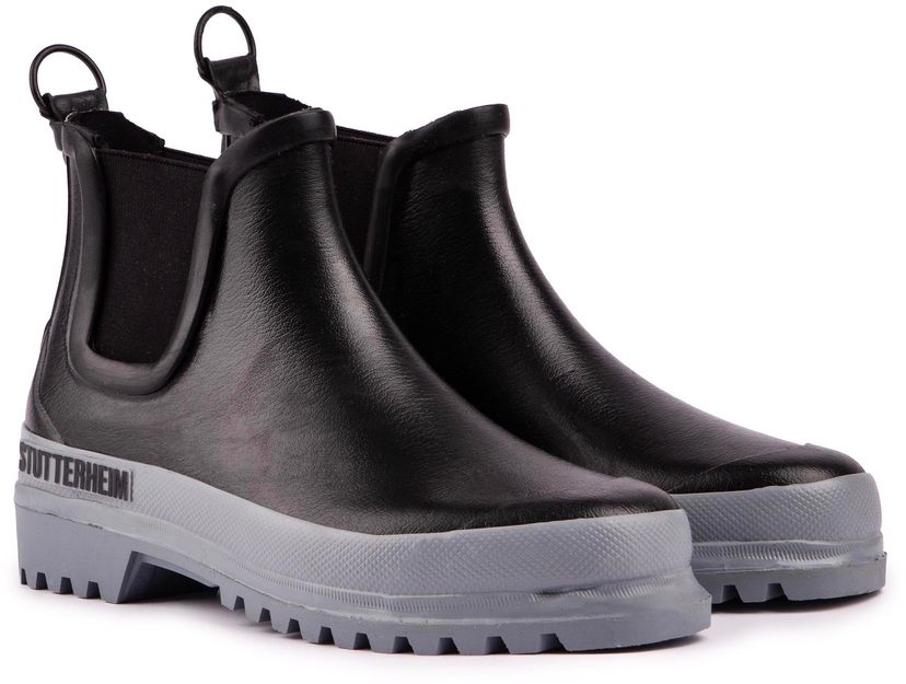 Mens & Womens Stutterheim Rainwalker Boots In Black Grey | Soletrader