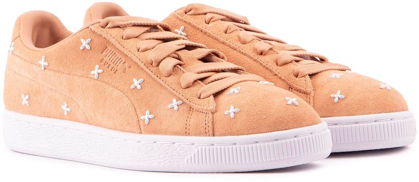 Womens Puma Flower Studs Trainers In Toast | Soletrader