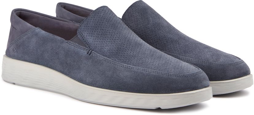Mens Ecco S Lite Moc Shoes In Navy | Soletrader