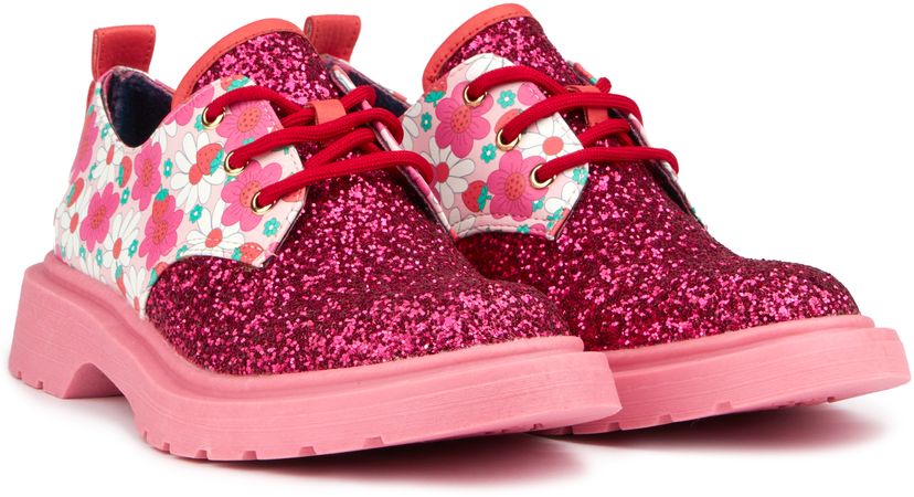 Womens Irregular Choice Toasty Loaf Shoes In Pink | Soletrader