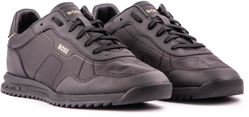Mens Boss Zayn Trainers In Black | Soletrader