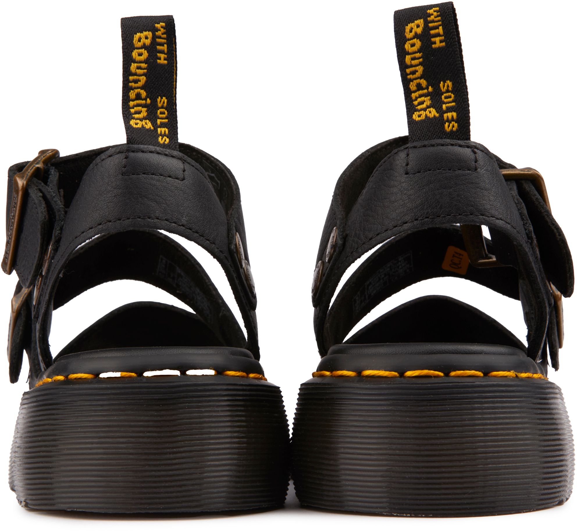 Womens Dr Martens Gryphon Quad Sandals In Black | Soletrader Womens Dr Martens Gryphon Quad Sandals In Black | Soletrader